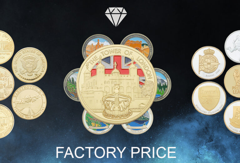 Coin Souvenir Machine - Dispense 4 Medallions inside Acrylic Capsule